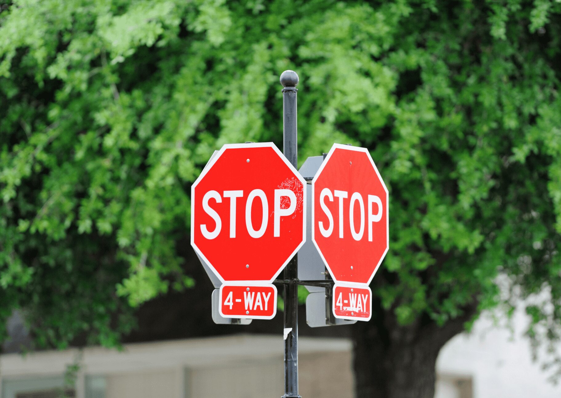 Four-Way Stop Rules: Who Goes First? | Anshor Driving